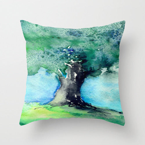 Oak Tree Decorative Pillow Cover – Brazen Design Studio